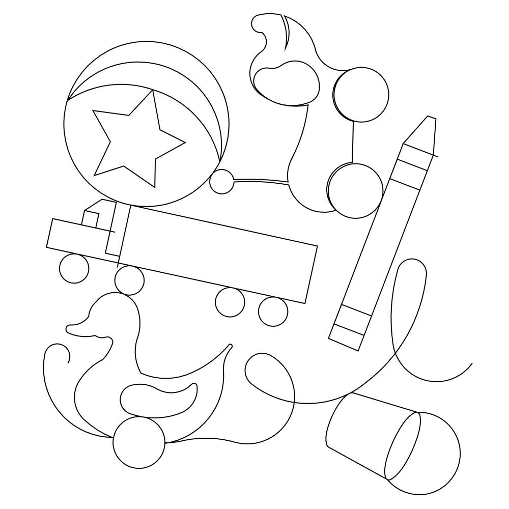 preschool daycare e2e 002 - Edge to Edge Quilting Patterns